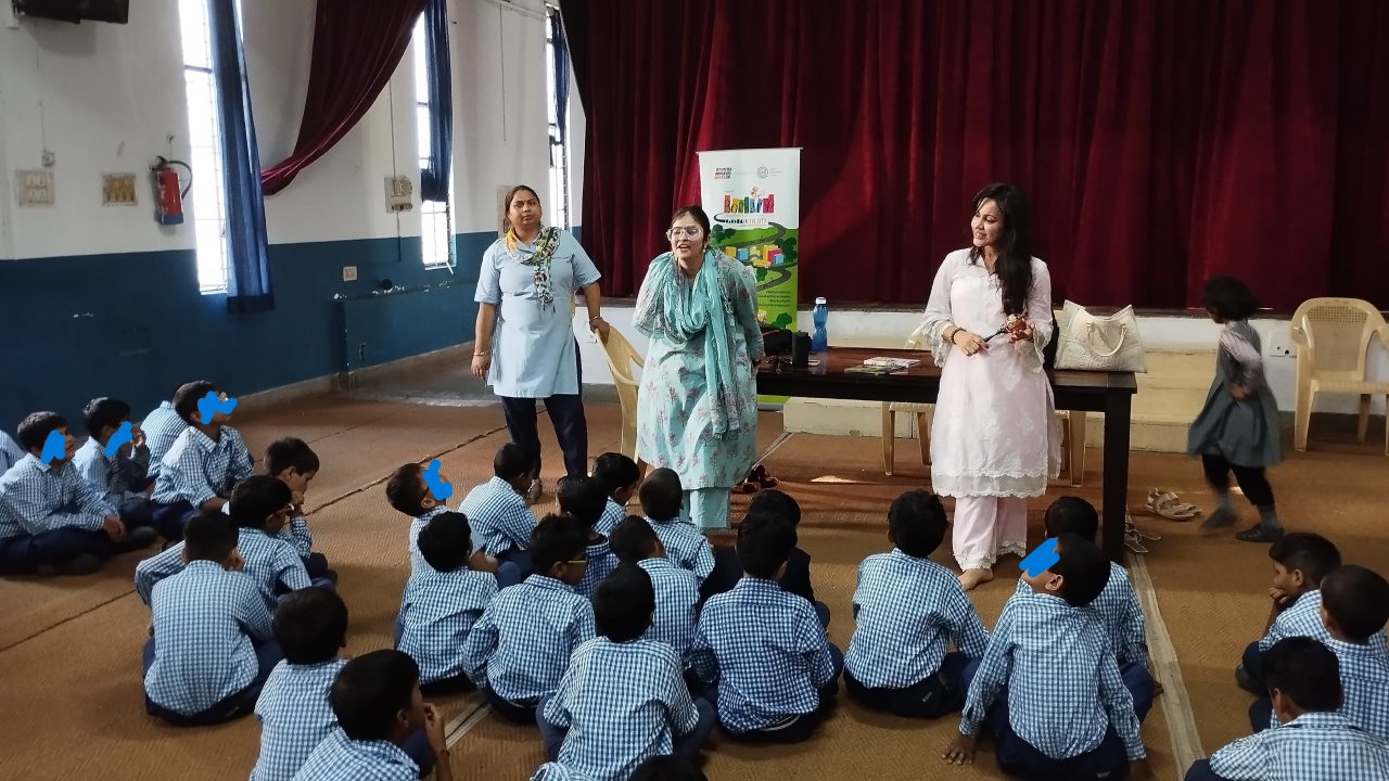 BIC Delhi 2023: Neha Thureja and Sagreika Mittal at Blind School, Golf ...